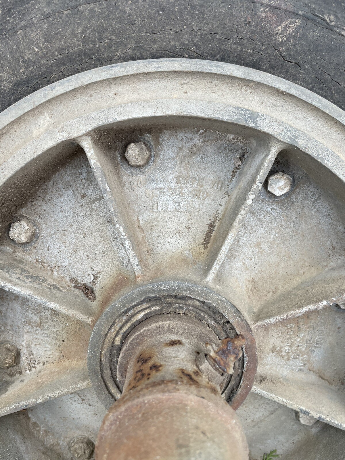 1950’s Fighter Jet Nose Gear Wheel Airplane Collectable | eBay