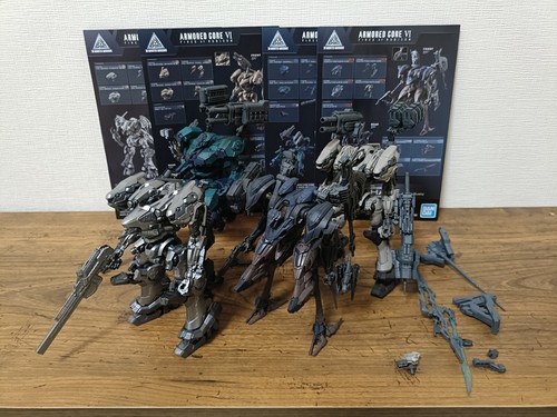 Armored Core Nightfall Liger Tail Steel Haze Orbiter Painted SET 30MM ...