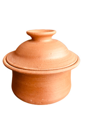 Earthen Clay Cooking Curry Pot Handmade Ceylon Terracotta Pottery Gas ...