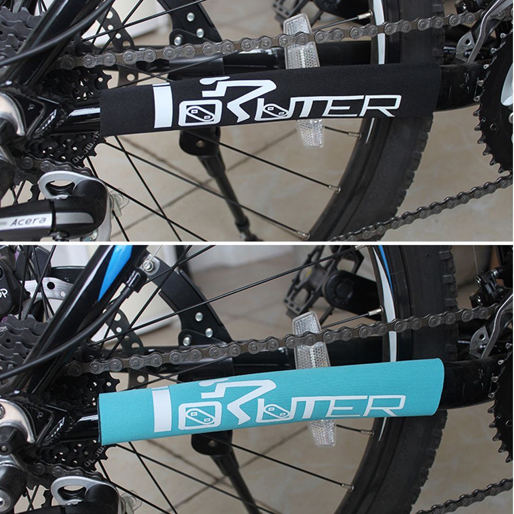 Bike Front Fork Protection Pad Wrap Cover Frame Chain Protector MTB ...