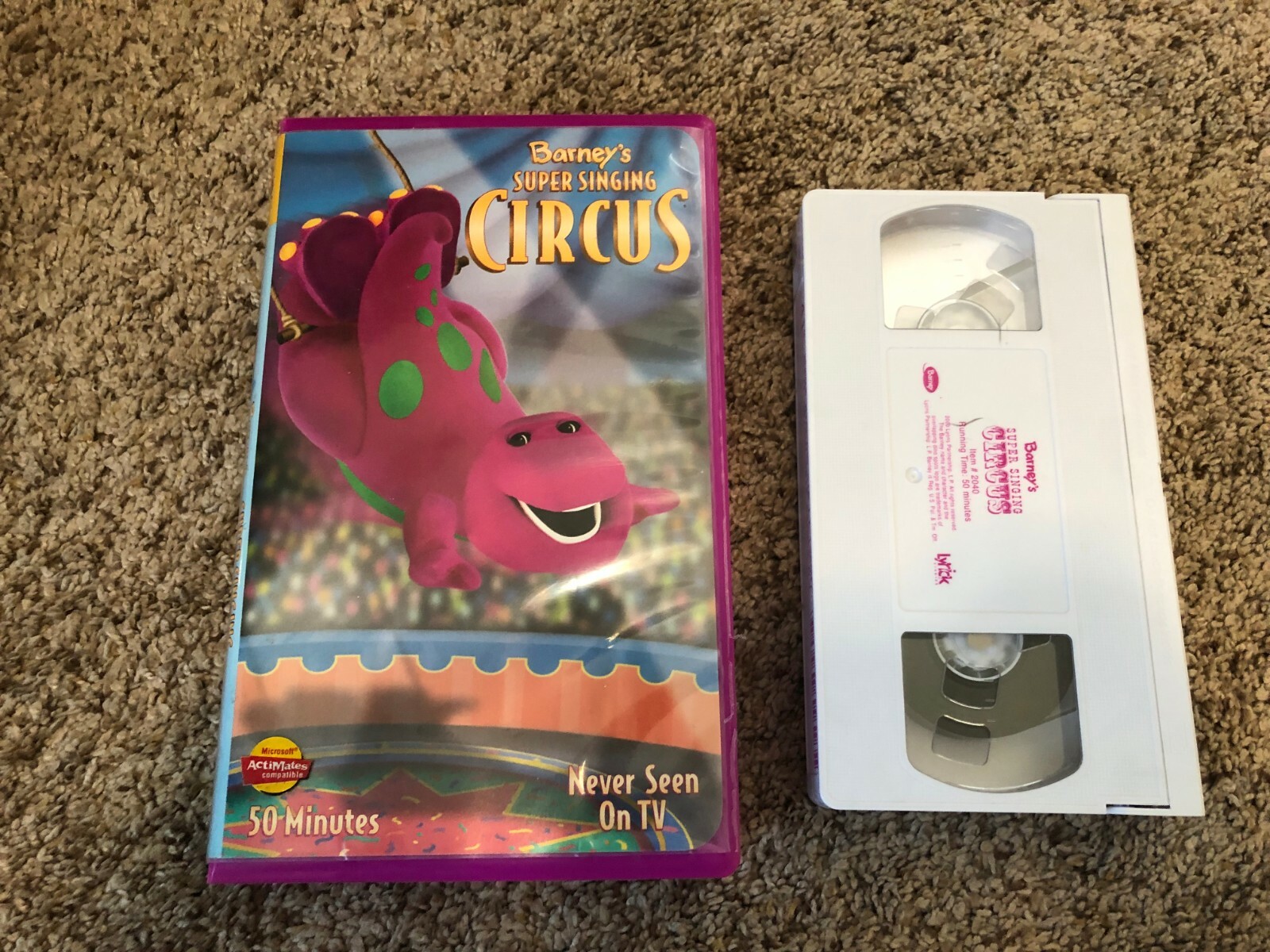 "Barney's Super Singing Circus" VHS Clamshell 45986020406 | eBay