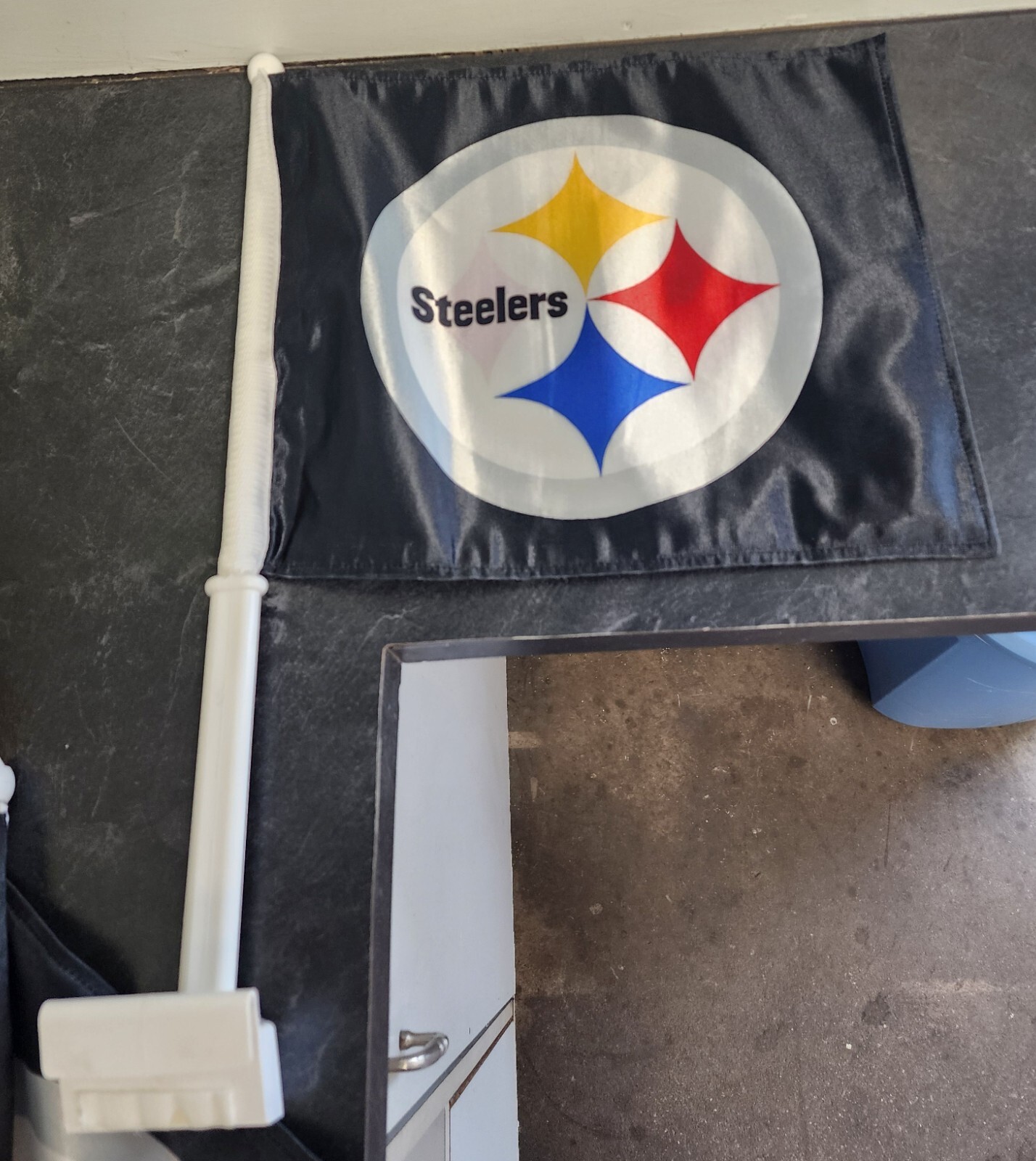 3 Pittsburgh Steelers Super Bowl XL Champions Pennants and 2 Car Flags ...