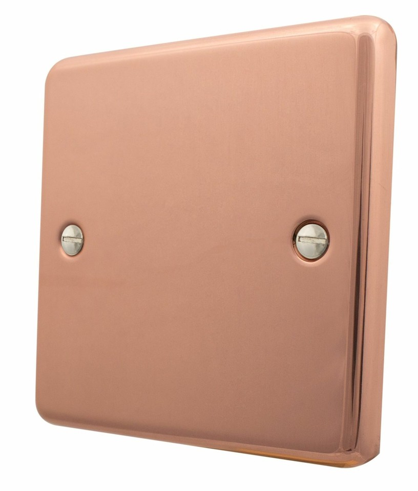 Brushed Matt Satin Copper Plug Sockets Light Switches Dimmers - Whole ...