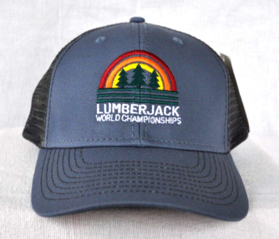 *LUMBERJACK WORLD CHAMPIONSHIPS* Trucker mesh Ball cap hat *OURAY 50004 ...