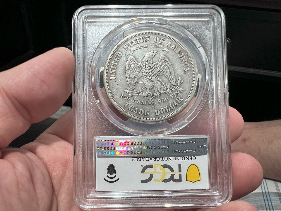 1875-S/CC TRADE DOLLAR PCGS VF DETAIL GENUINE (BJJ) | eBay