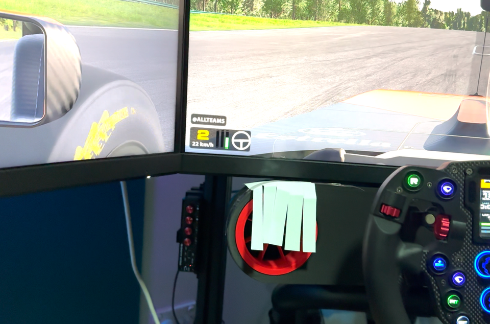 Sim Racing wind Simulator - Simagic Wheel base Dash with air vents | eBay