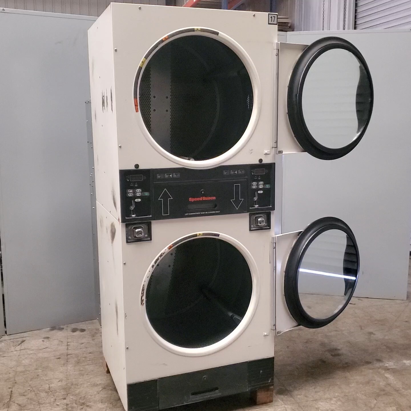 Speed Queen Coin-Op, Stack Dryer, 30 lbs Capacity, Model STT30NB [AS-IS ...