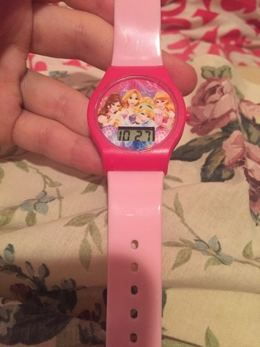 2pc Set Disney Princess LCD Digital Plastic Watch Kids Authentic ...