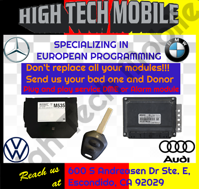 2002-2004 Porsche 911 996 ECU Ignition Key Switch Immo DONOR ...