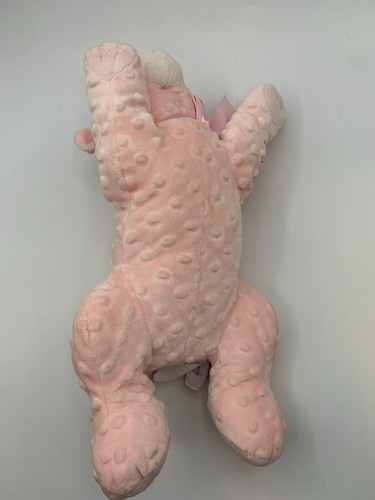 MARY MEYER BABY DIMPLES PINK KITTY CAT MINKY DOT BUMPY STUFFED KITTEN ...