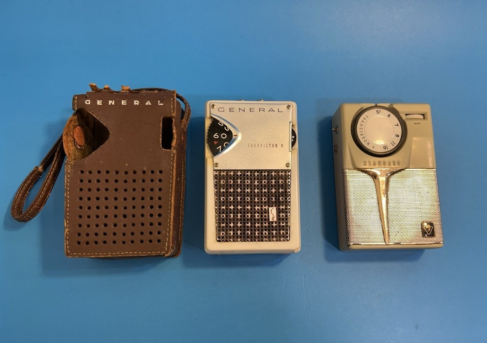 2 Vintage Transistor Radios YAOU Electric Co 6G770 GENERAL Standard SR ...