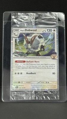 Sealed Hop's Dubwool Journey Together Best Buy Promo 136/159 - Pokemon ...