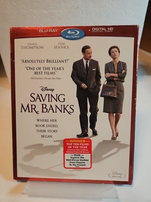 Saving Mr. Banks (Blu-ray + Digital HD, Disney, Tom Hanks & Emma ...