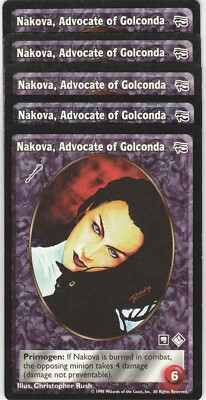 Nakova, Advocate of Golconda x5 Ventrue AH VTES Jyhad | eBay