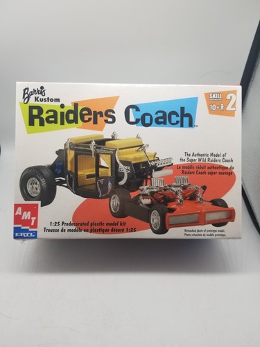 AMT Barris Kustom Raiders Coach 1/25 Scale Model Kit 30261 2002 Sealed ...
