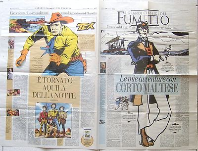 I Grandi Classici del Fumetto Corto Maltese,Tex,Ratman,Diabolik,Dylan ...