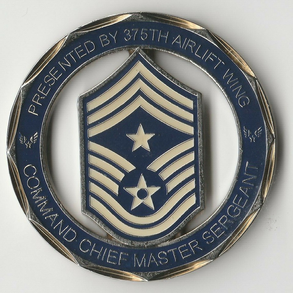 USAF 375TH AIRLIFT WING CCM Challenge Coin 1.75" DIA BX3 | eBay