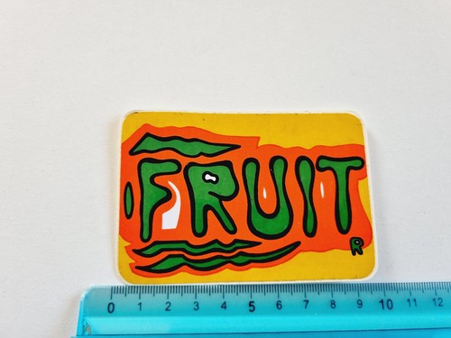 Adhesive Fruit Sticker Autocollant Adhesive Vintage 80s Original | eBay