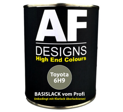 0,25L Autolack für Toyota 6H9 Greyish Olive Basislack spritzfertig ...