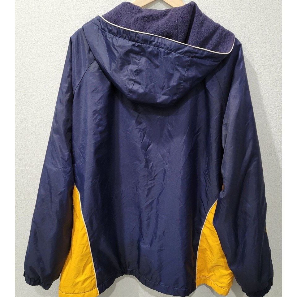 Men's UCLA Bruins Navy Blue & Gold Full Zip Hooded Jacket Red Oak Tag ...