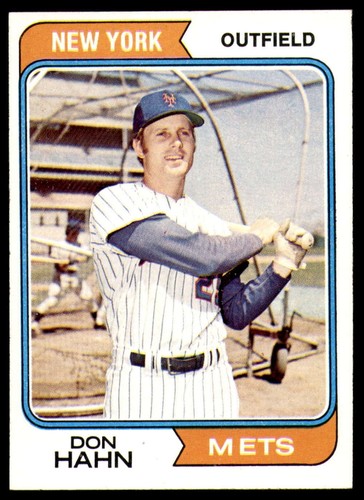 1974 Topps #291 Don Hahn EX++ Excellent++ Mets | eBay