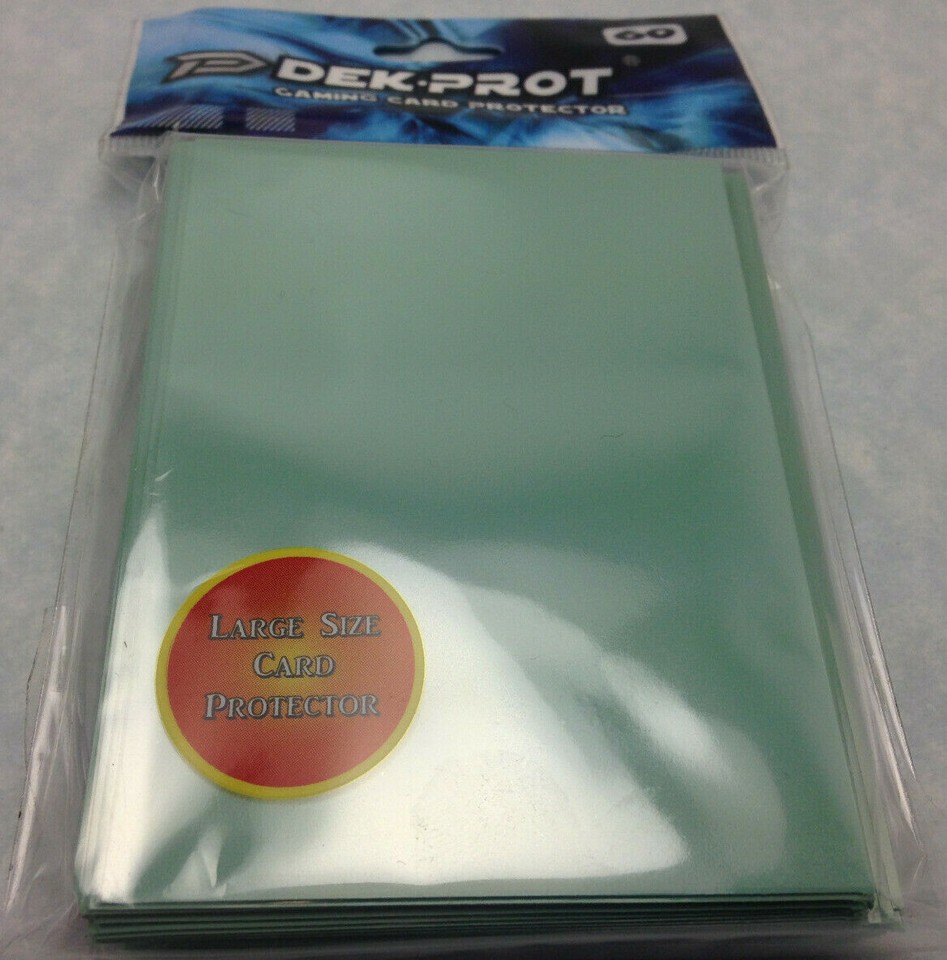 60 Large Standard Size Deck.Prot Pokemon/Digimon/MTG Protector Sleeves ...