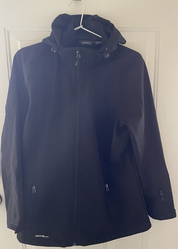 Eddie Bauer Women’s Dark Adriatic Soft Shell Coat 2XL EB537 Black | eBay