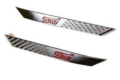 Genuine SUBARU OEM BRZ STI SIDE FENDER SILVER EMBLEM GARNISH Right ...