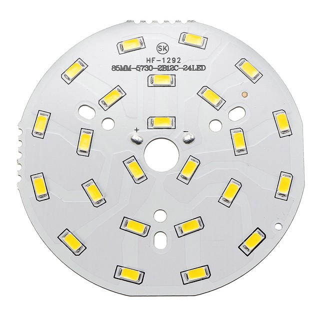 300ma 12w 24 LEDs 5730 SMD LED Chip Module Aluminum Board Warm White ...