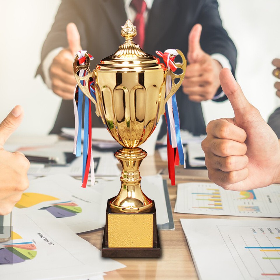 Gold Achievement Trophies Trophy Award Large Sculpture Trophies for ...