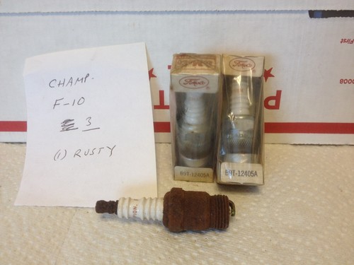 Champion plugs, mixed. F10;RFN14LY;RZN12Y;RN12Y;L12Y;RV12C;RBN14Y4 ...