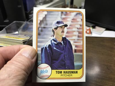 TOM HAUSMAN # 333 - 1981 Fleer Baseball Card NR-MT FROM VENDING BOX | eBay