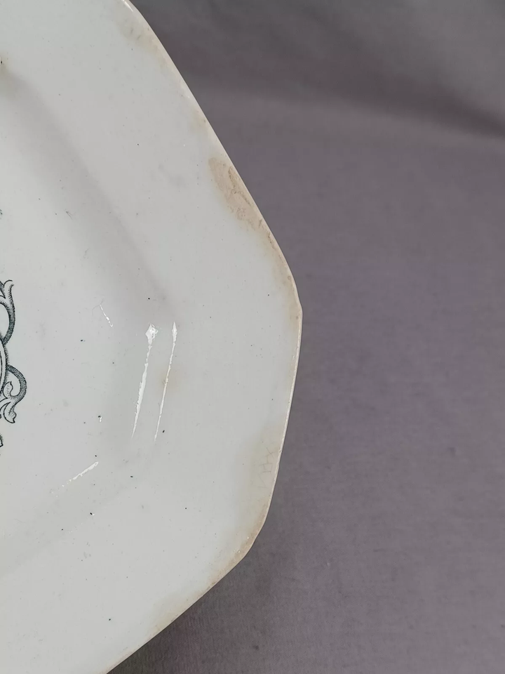 J & T Edwards Boston Mails Gentlemen's Cabin Transferware 9 7/8 Inch ...