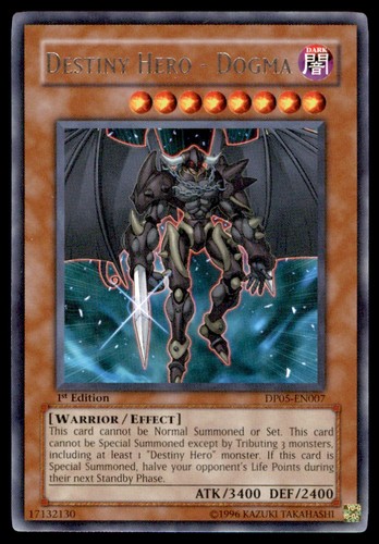 Yu-Gi-Oh! Destiny Hero - Dogma #DP05-EN007 1st Edition Near Mint | eBay