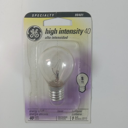 GE 90401 High Intensity 40W S11 Light Bulb Specialty | eBay