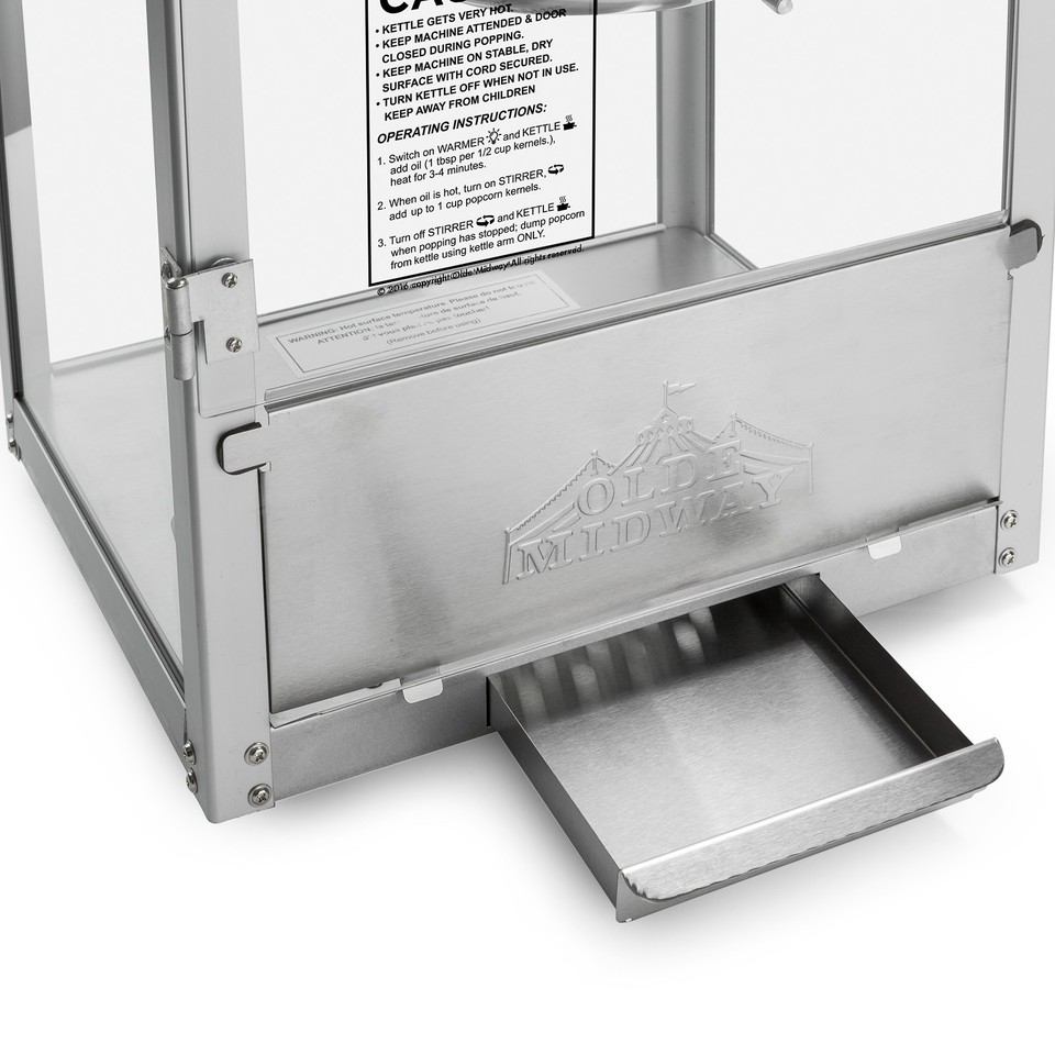 OPEN BOX - Bar Style Popcorn Popper Machine with 10-Ounce Kettle - Red ...