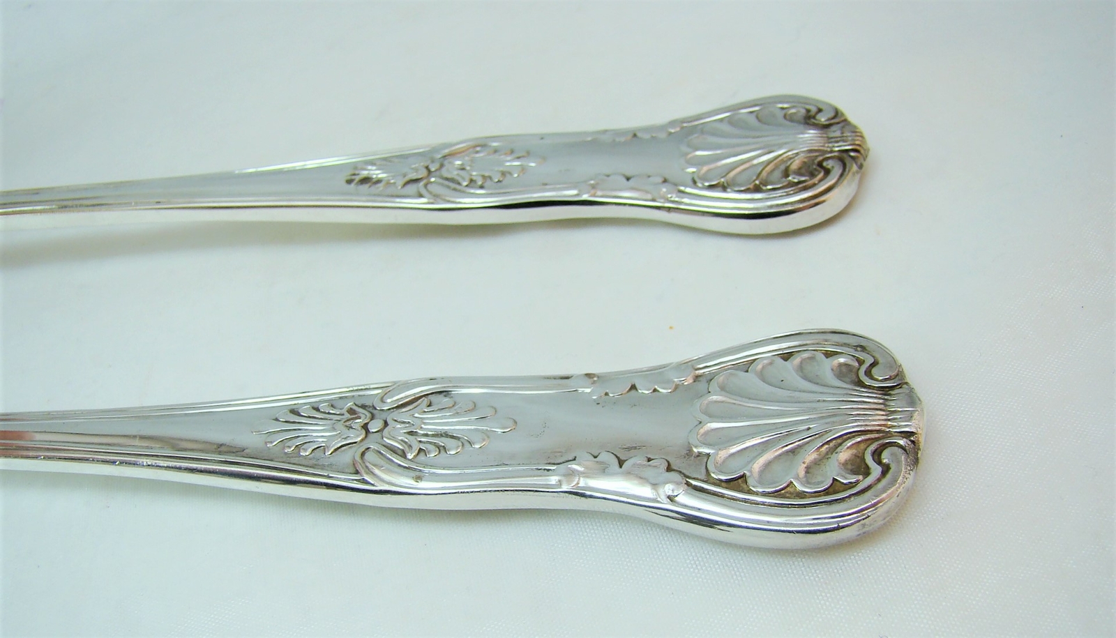 Kent Silversmiths Silverplate KINGS/QUEENS STYLE Salad Serving Set ...