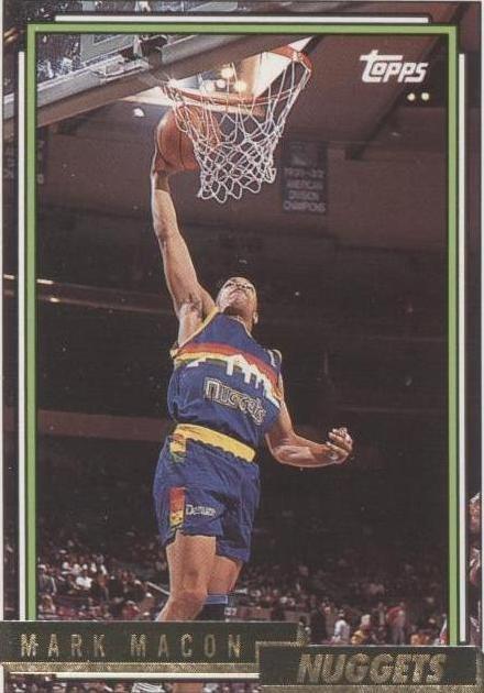 1992-93 Topps - Mark Macon #154 Gold for sale online | eBay