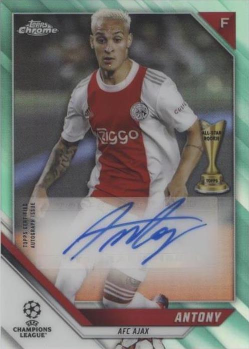 2021-22 Topps Chrome Uefa Champions League - Chrome Autographs Antony # ...