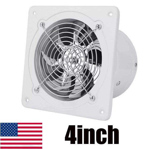 4" 4in Duct Booster Inline Blower Fan Blower Exhaust Ducting Cooling ...