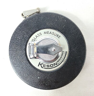 Keson Industries Fiber Glass Measuring Tape 50 Foot Vintage Tape ...