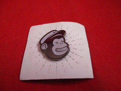 MailChimp Monkey Logo Company Retro Promo Pin Pinback Button Mail Chimp ...