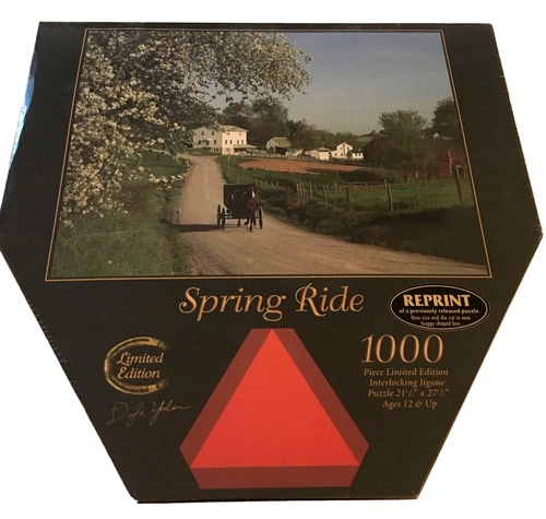 Spring Ride Amish Country 1000 Piece Puzzle NIP Limited Edition Doyle ...