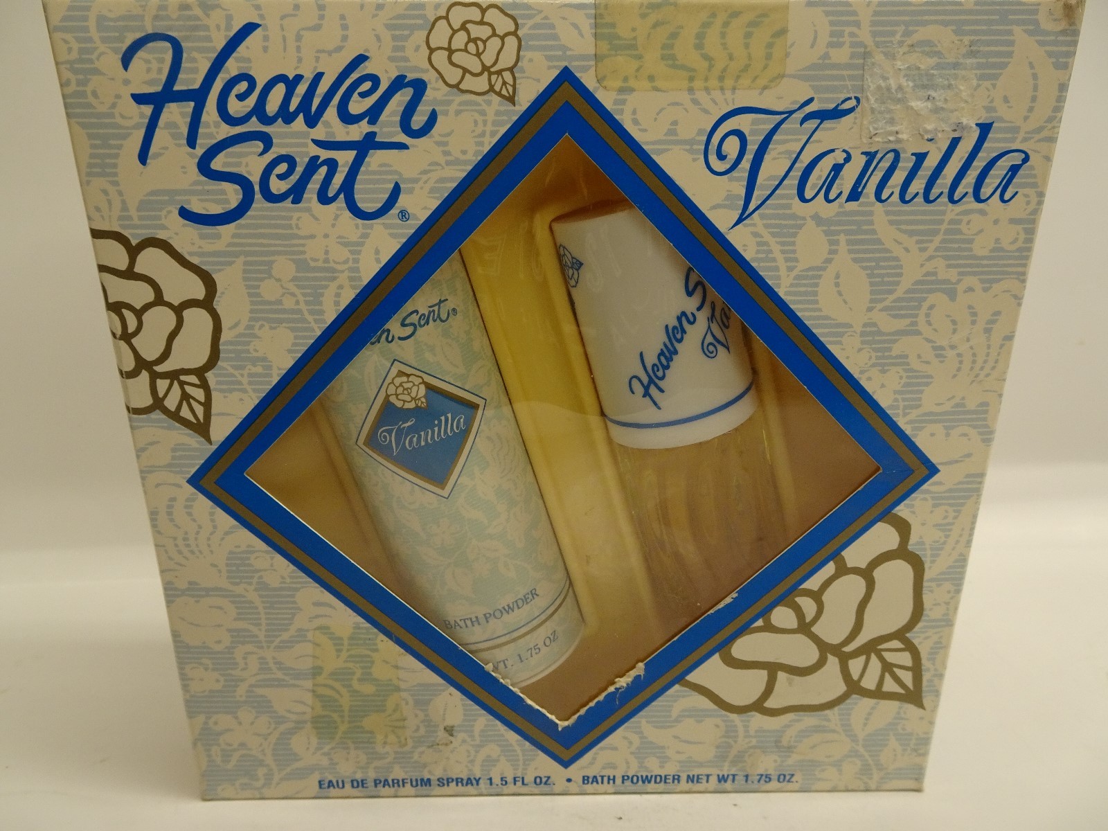 Heaven Sent Vanilla Eau De Parfum Spray 1.5 oz and Bath Powder 1.75oz ...
