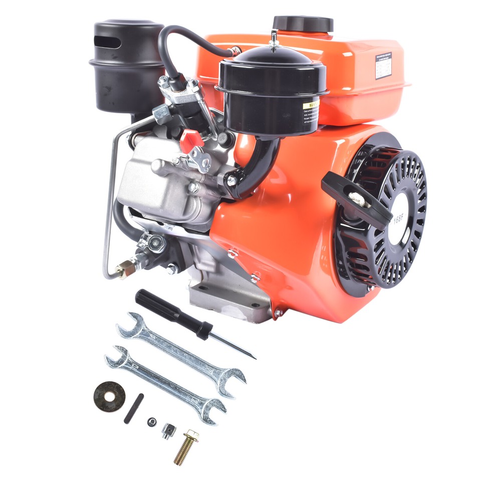 Heavy Duty 3HP 196CC 4 Stroke Diesel Engine/Motor - 2200W Single ...