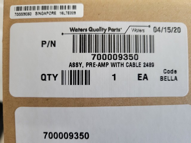 Waters ASSY PRE-AMP WITH CABLE 2489 UV/Vis detector- 700009350 for sale ...