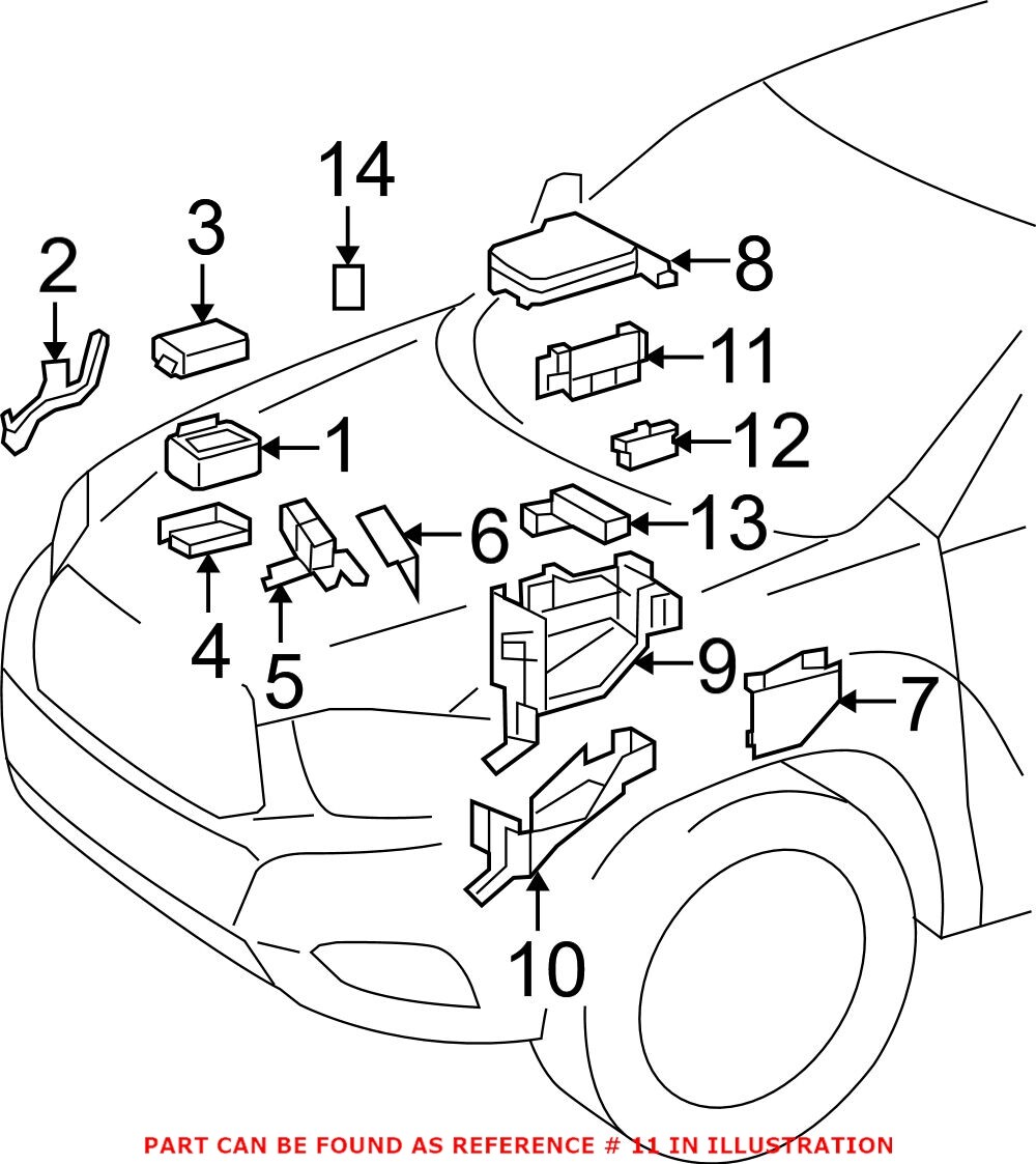 82620-48080 TOYOTA Block ASSY Fusible Link 8262048080 Genuine OEM Part ...