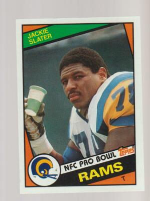 1984 Topps #286 Jackie Slater rookie card, Los Angeles Rams HOF | eBay