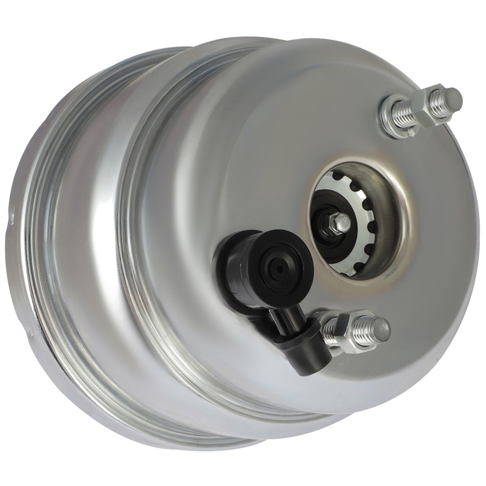 Universal For Street Rod Chevy GM 7" Dual Diaphragm Chrome Power Brake ...