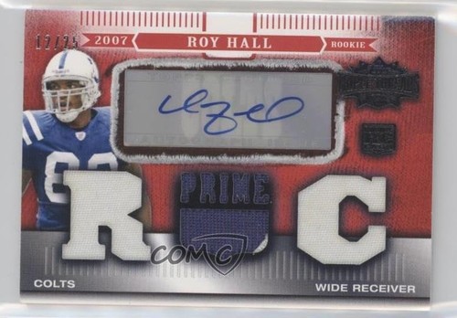 2007 Topps Triple Threads Auto Prime Rookies /25 Roy Hall #137 Auto RC ...